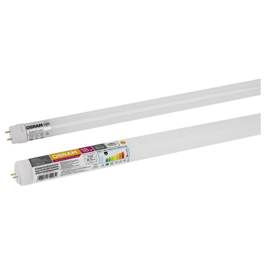 Лампочка светодиодная Osram LED-T8-1200 18В G13 4000K 1500Лм 4058075710030