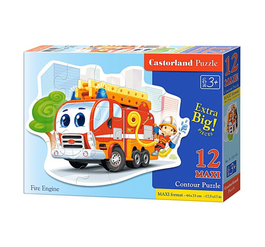 Пазл Castorland Пожарная машина, Maxi, 12 дет. 109