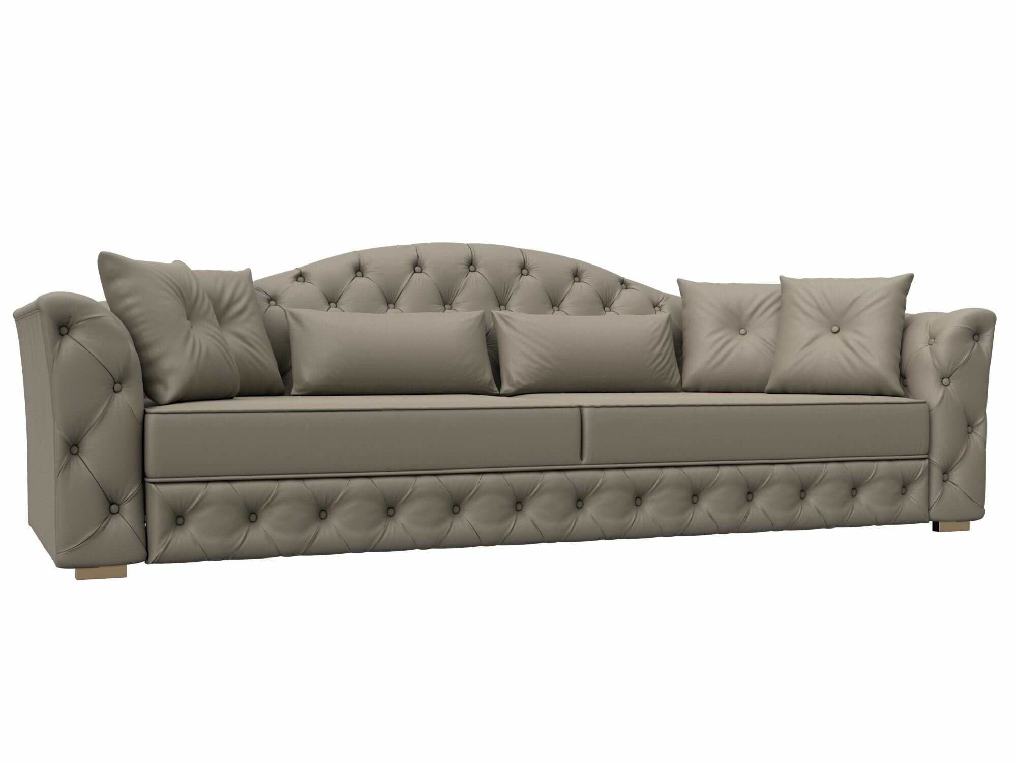 Диван прямой Артис, экокожа, механизм дельфин, Хит Диванов