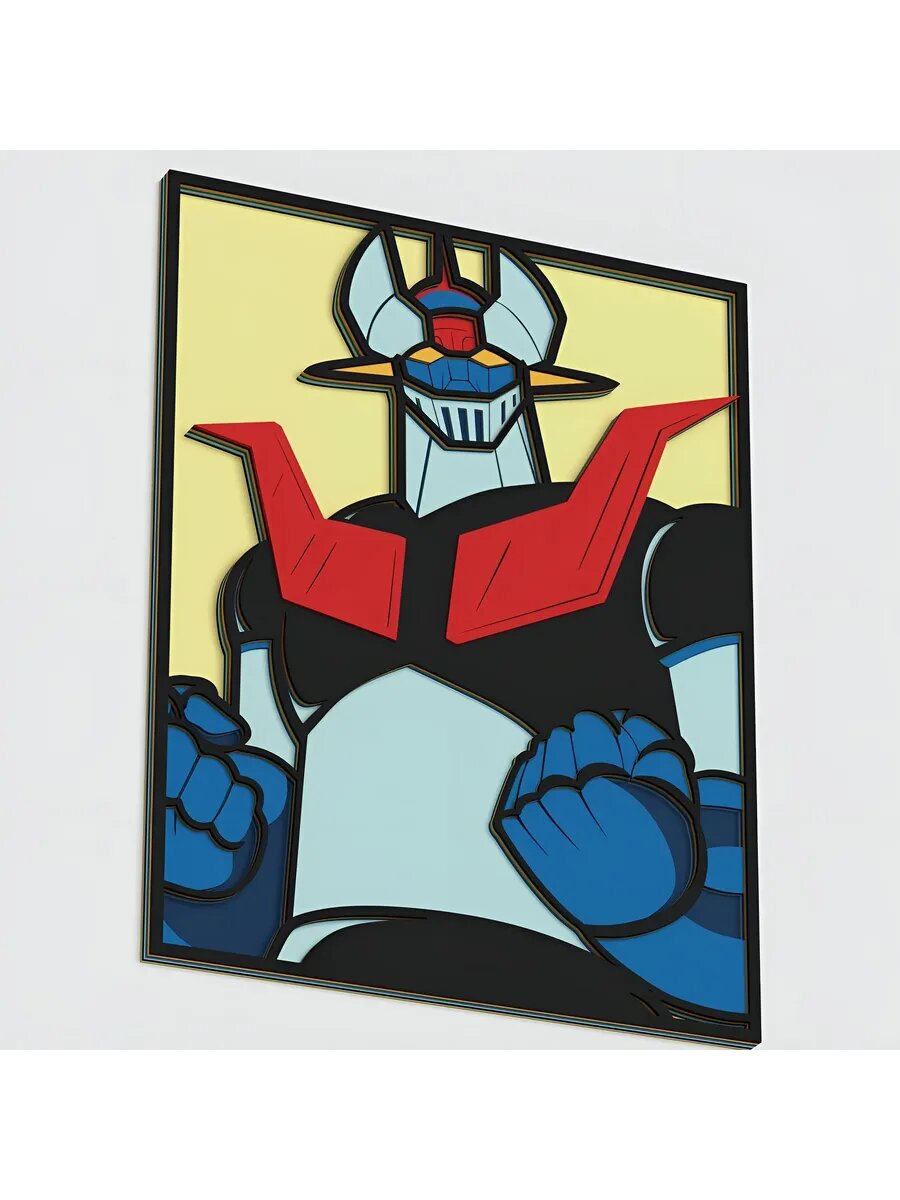 3D Картина по номерам из дерева Мазингер Зет, 23x30 см