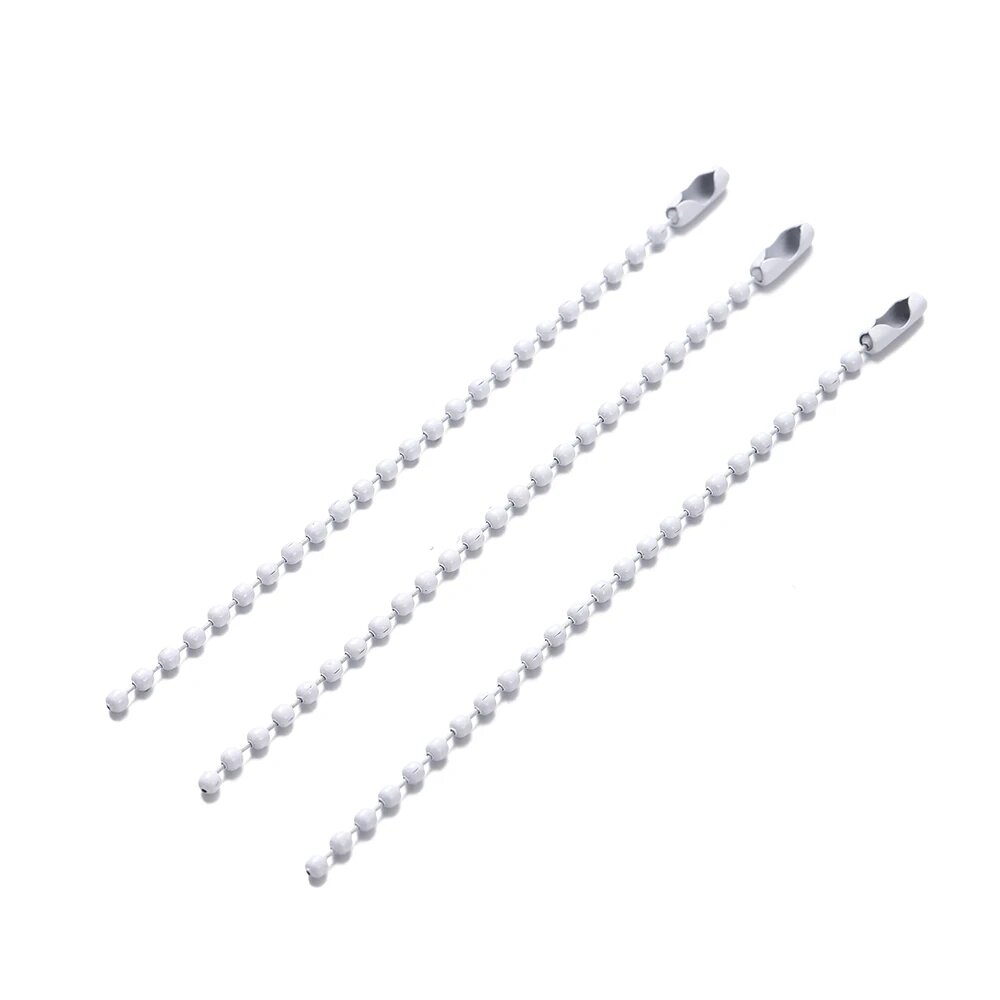 Металлические шариковые цепочки St.kunkka 10/20 шт, 10 см Белый, 20pcs, white