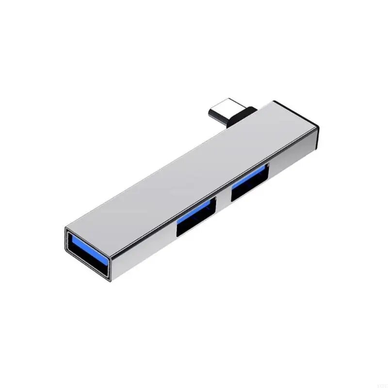 USB-C хаб 3 в 1, Silver