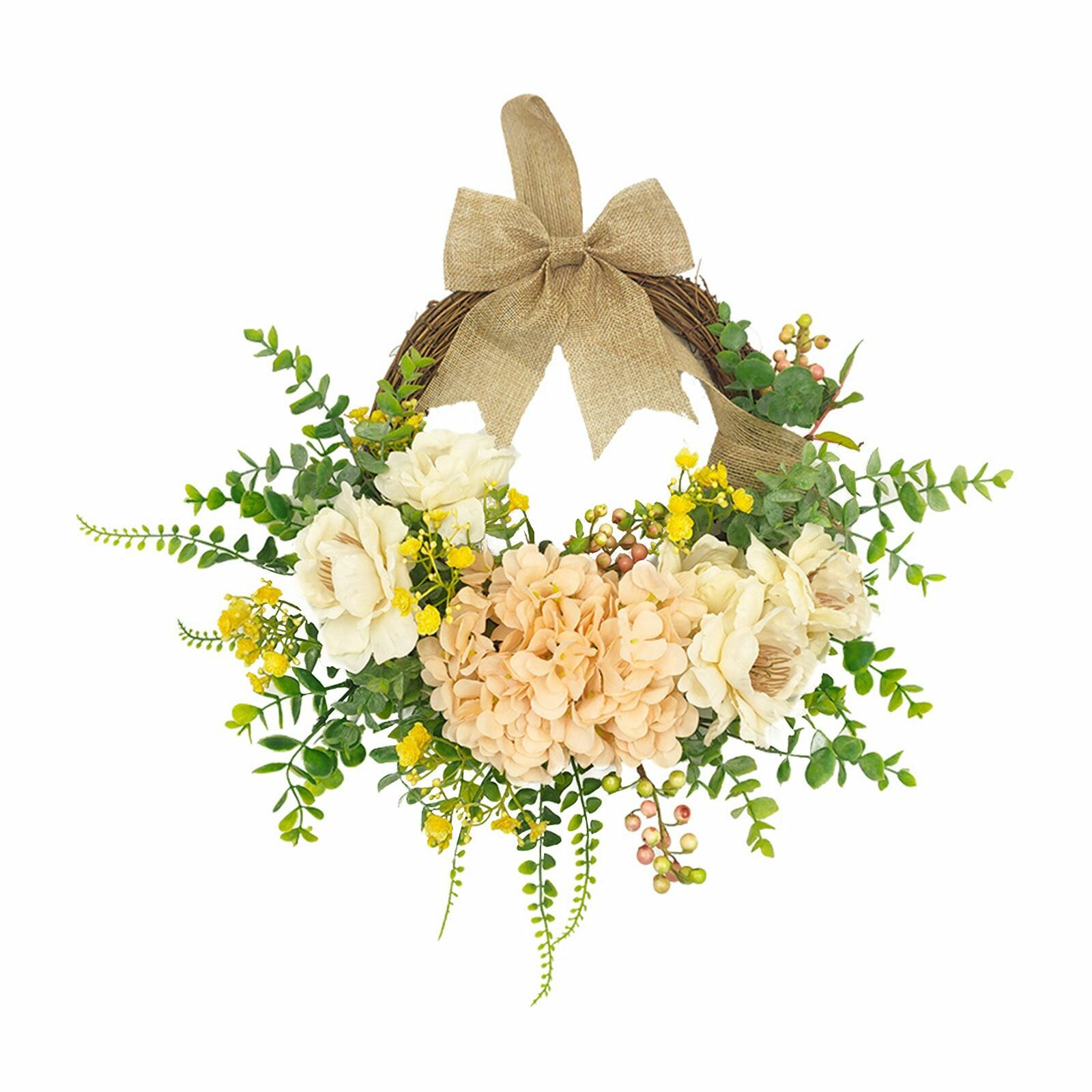 Имитация венка, имитация яркого украшения венка для домашней двери