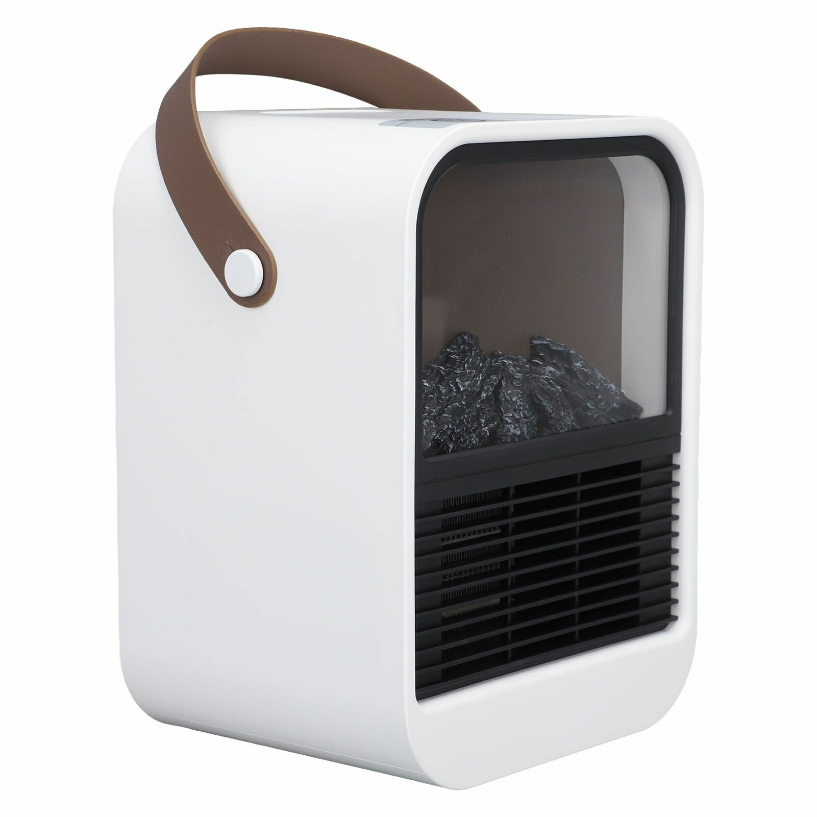 Электрический каминный обогреватель с имитацией пламени 1000W, защита от перегрева, тихий портативный обогреватель для спальни, европейская вилка 220V, 1075г