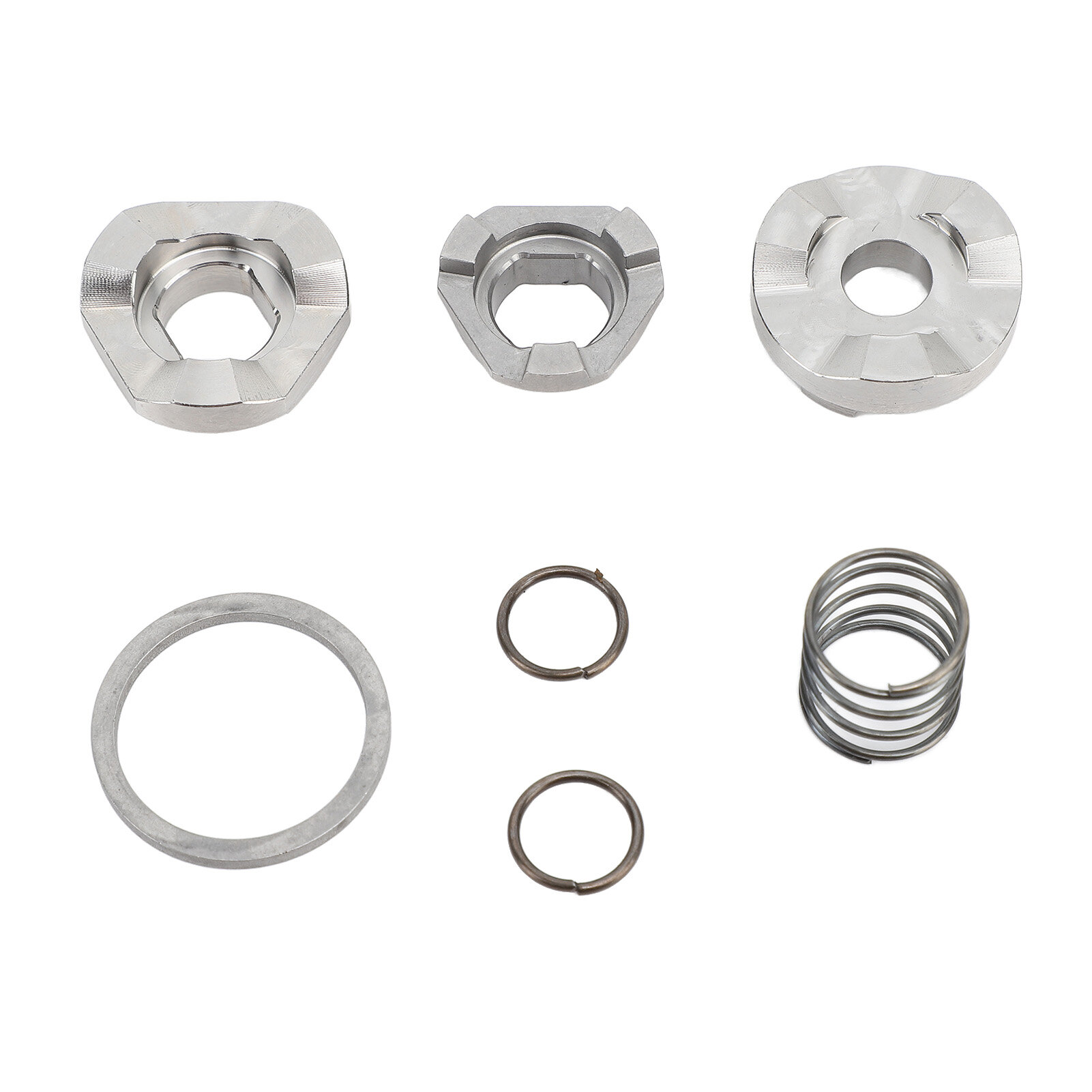 Сборка сцепления для гипсокартонного монтажа Замена ассемблеи сцепления Алюминиевый сплав Высокая твердость Легкая установка Тип 1, Набор сцепления из алюминиевого сплава, 7 комплектующих