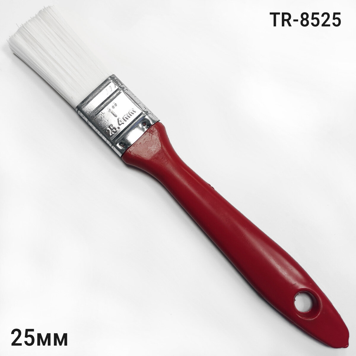 3шт - кисть нейлоновая жесткая 25мм пластиковая ручка TORRO