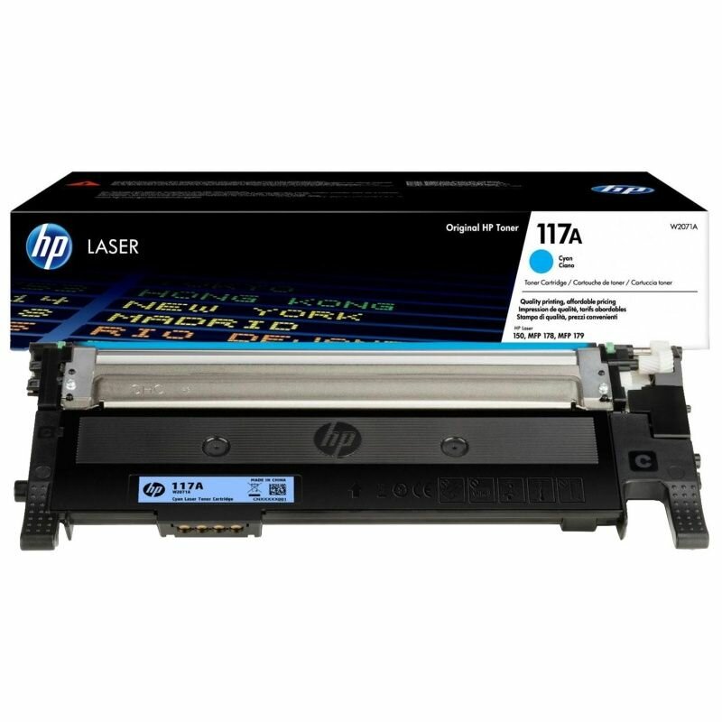 Тонер-картридж HP 117A W2070A, черный, для принтера 150, MFP 178, 179 (W2070A)
