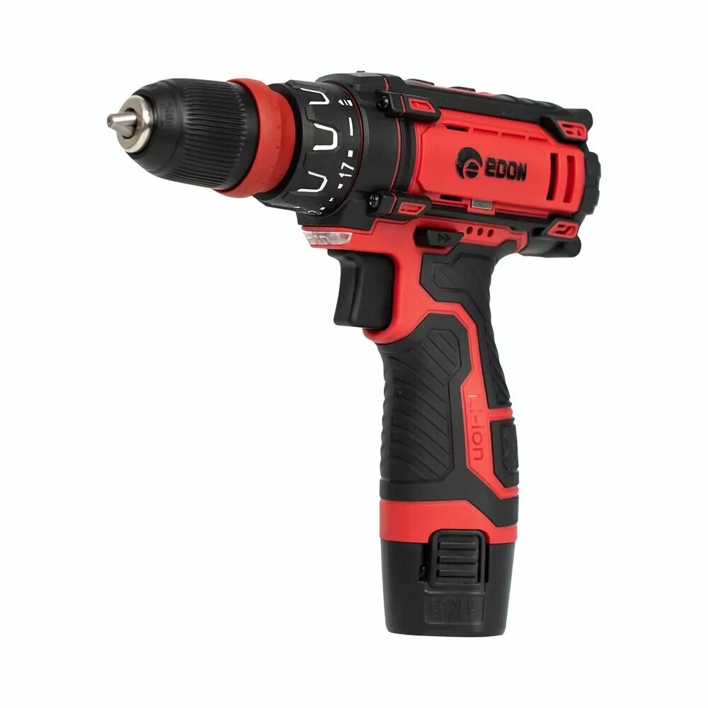 Дрель-шуруповерт Edon AD-12AUN 16532, аккумуляторная, быстрозажимной патрон