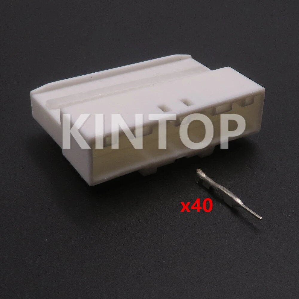 Автомобильные аксессуары, 1 комплект, 40 контактов, 1674312-1, 1318389-1, Автомобильная Мультимедийная навигационная Проводная кабельная розетка для Nissan 1 Set male