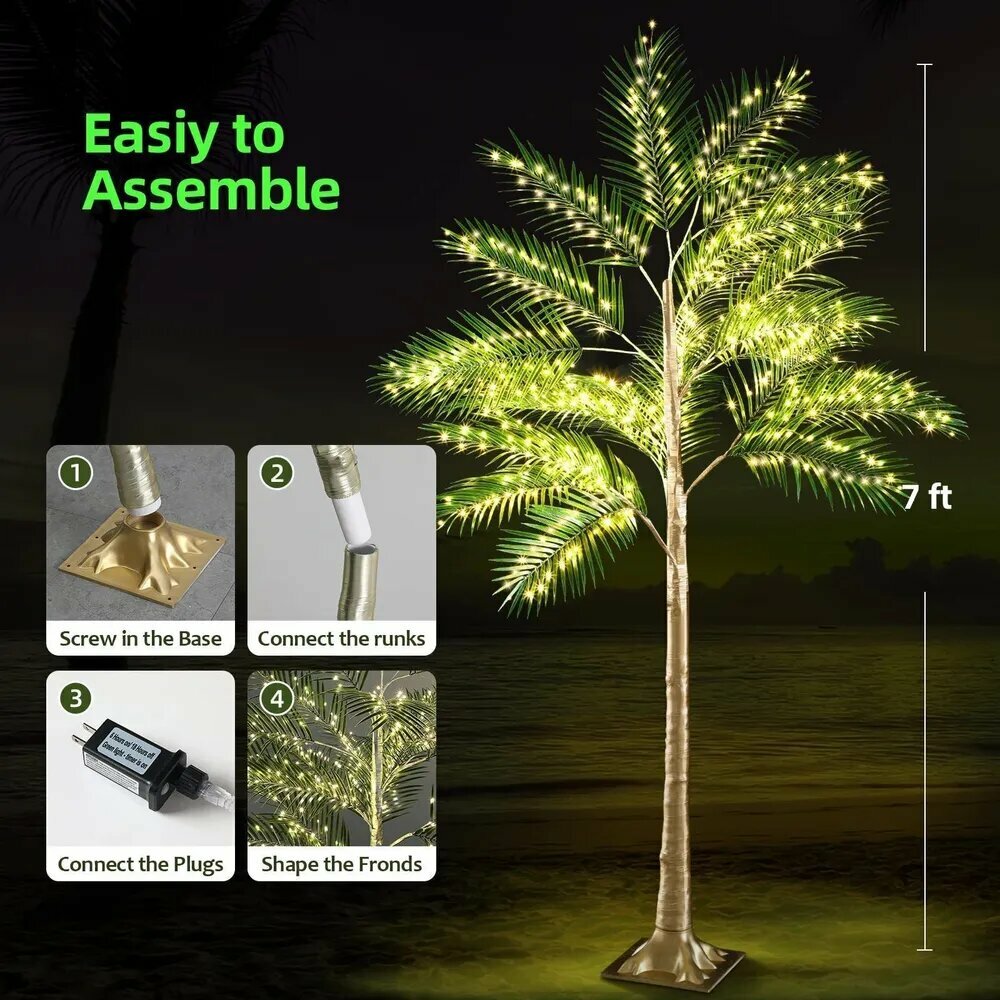 Светодиодное дерево 2,1 м, 560 LED,220 В, ( 4.5v/6w)