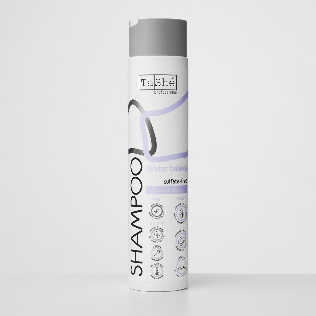 Шампунь бессульфатный для волос Tashe professional "Water balance", 300 мл
