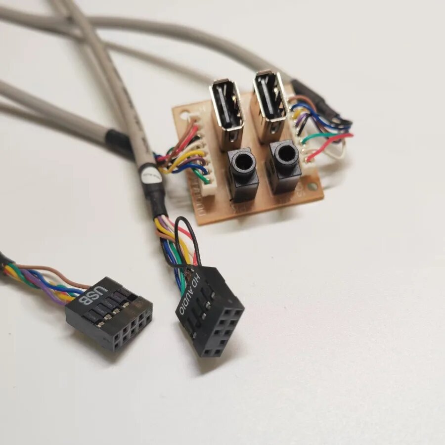 Материнская плата кабель-удлинитель USB 2.0 аудио 70см
