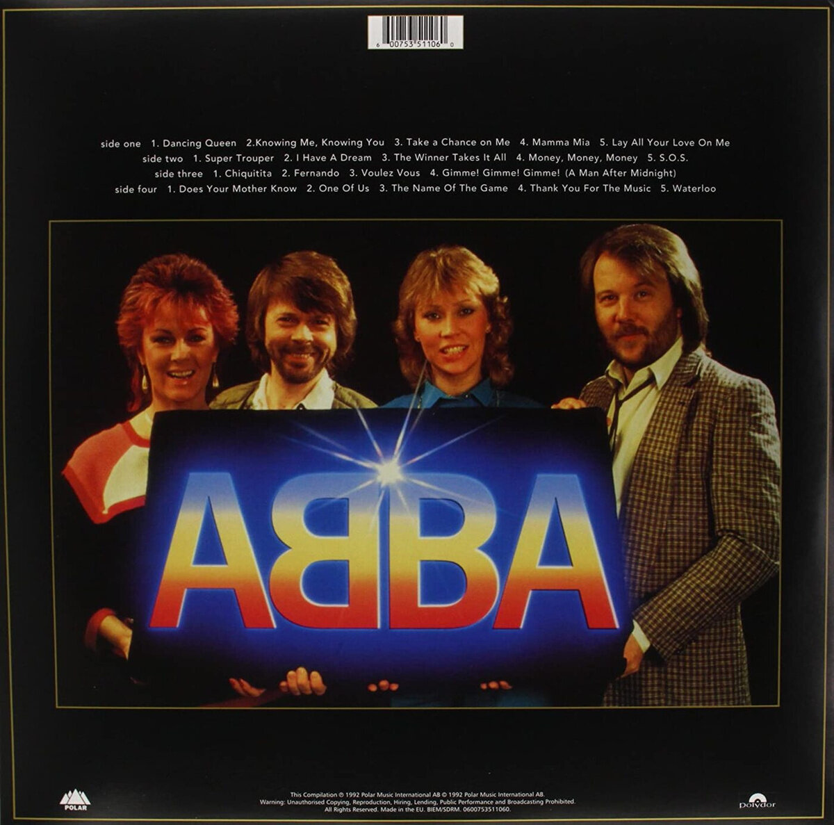 Виниловая пластинка ABBA. Gold. Greatest Hits (2LP) — фото 1