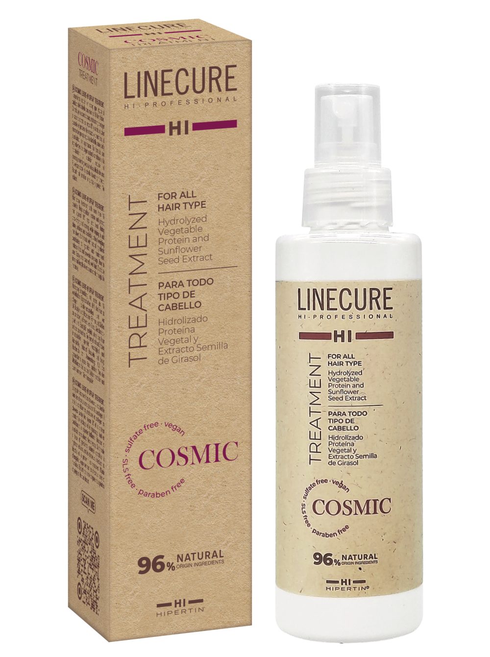 Hipertin Спрей для волос Linecure Cosmic Treatment, 150 мл