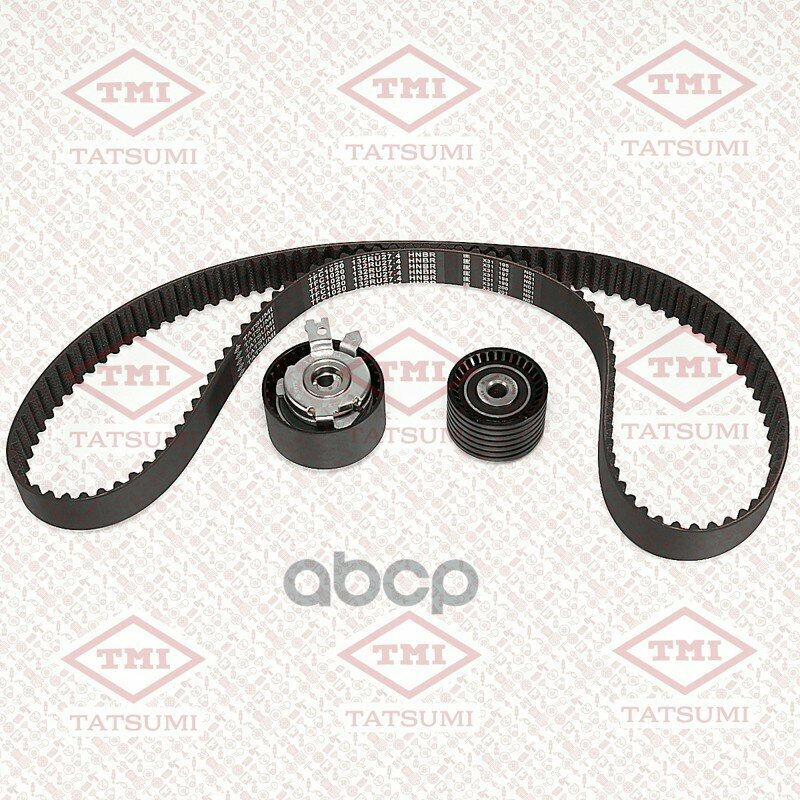 Комплект ГРМ, ремень [132 зуб,27mm] + 2 ролика TATSUMI арт. TFE1042