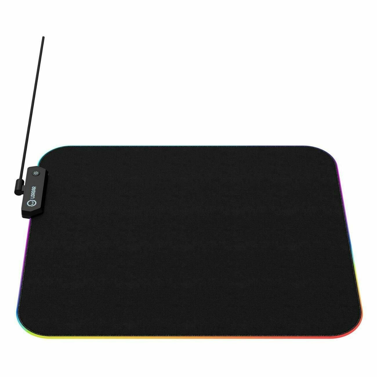 Игровой коврик Lorgar Steller 913 (LRG-GMP913), RGB подсветка, черный