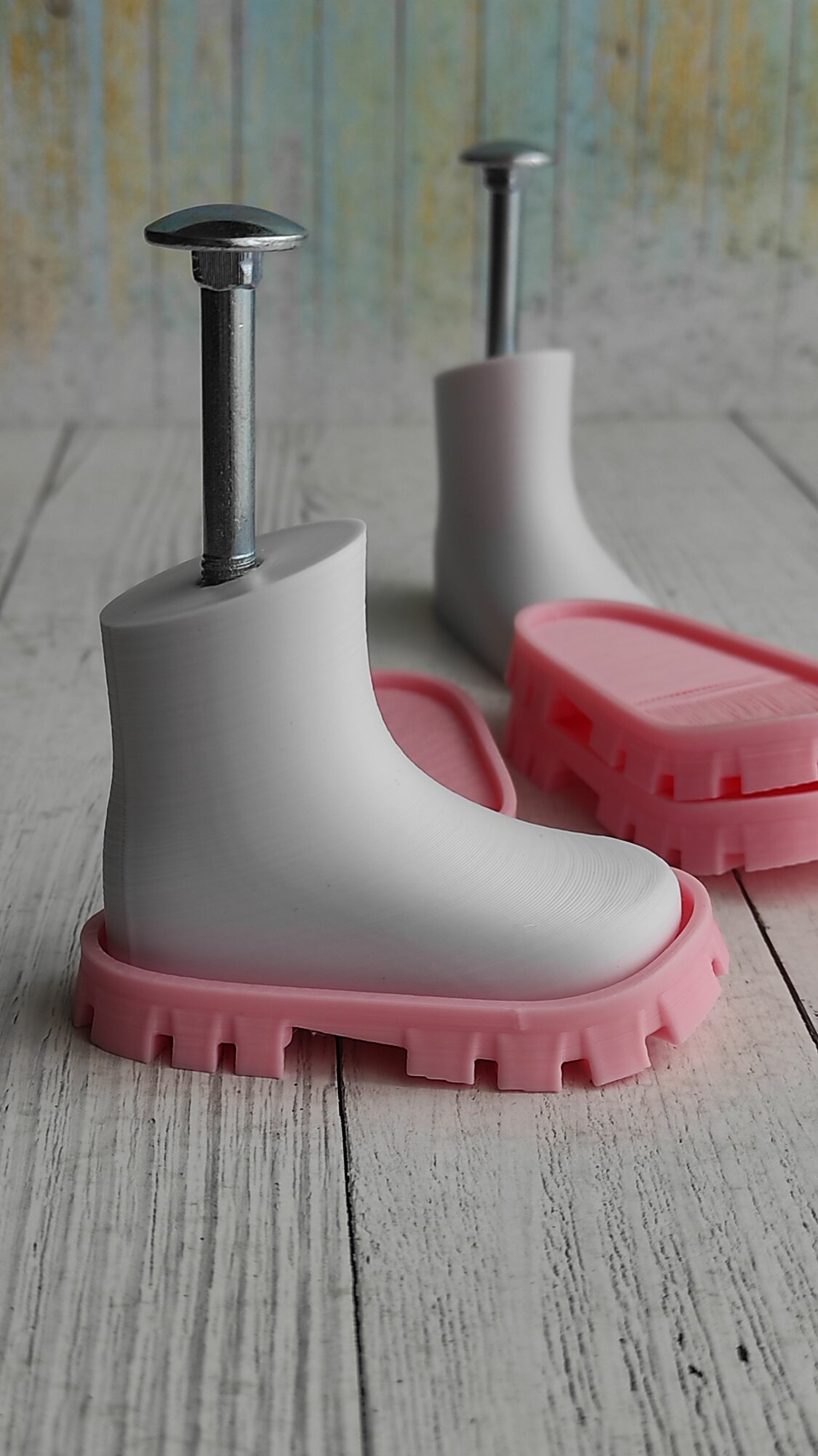 Подошвы трактор к колодкам для куклы Gotz Little Kidz 36 см (без колодок)