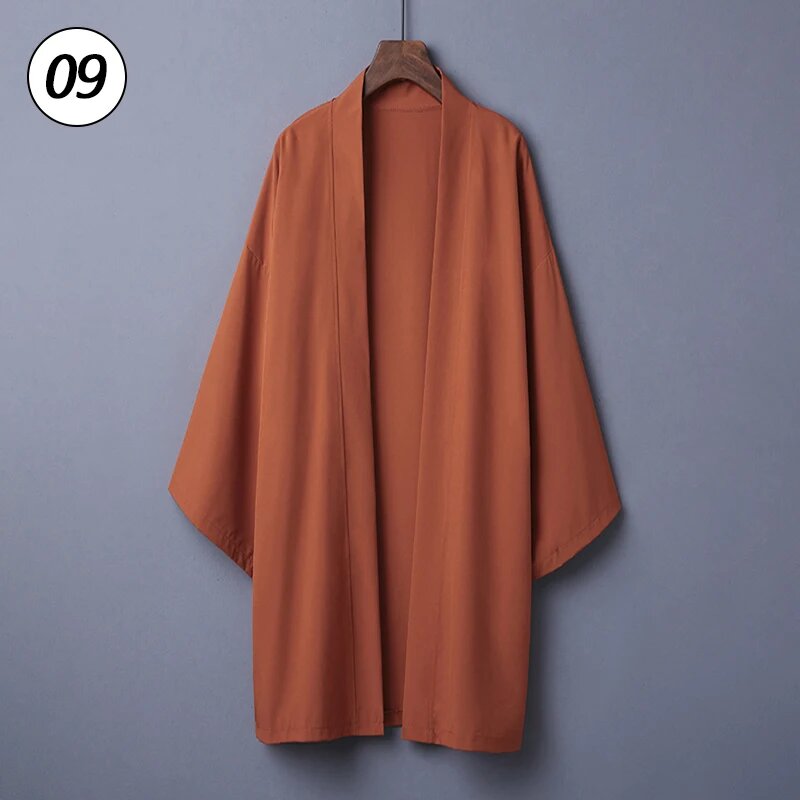 Мужской полиэстровый хаори Ukiyo-e Style 9