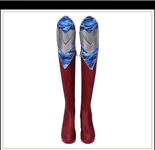 Костюм FireCracker из сериала "The Boys" сезон 4 Бордовый, S, Boots