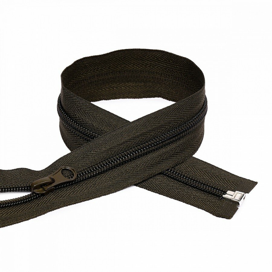 Молния MaxZipper пласт. спираль N5-N 80см цв. F328 хаки