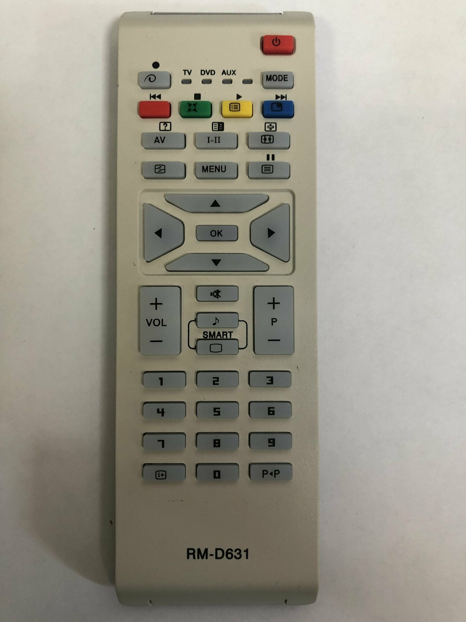 Пульт управления телевизором Philips RM-D631 универсальный, серый