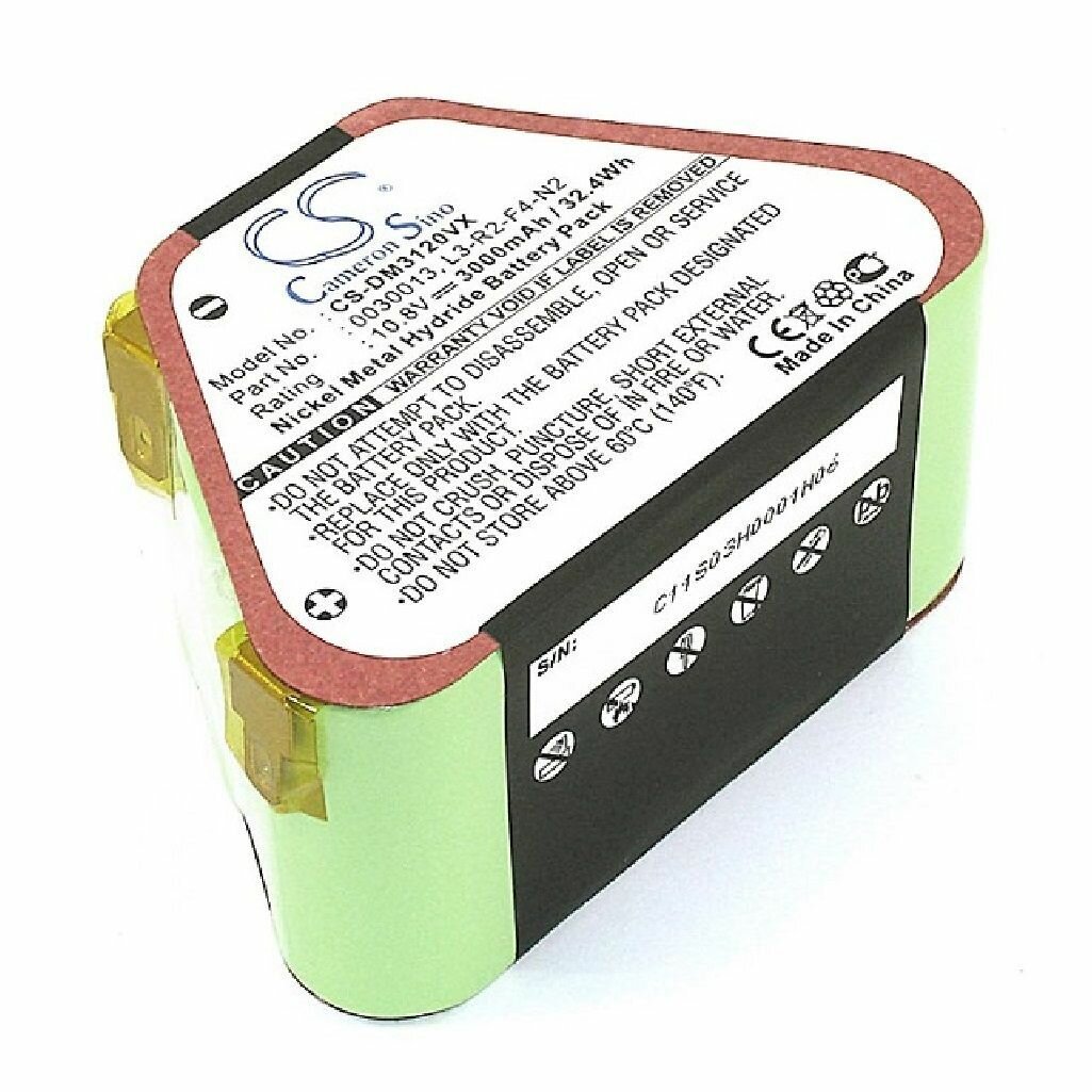 Аккумулятор для пылесоса Dirt Devil M3120, M3121 10.8V, 3400mAh, Ni-MH PN L3-R2-F4-N2