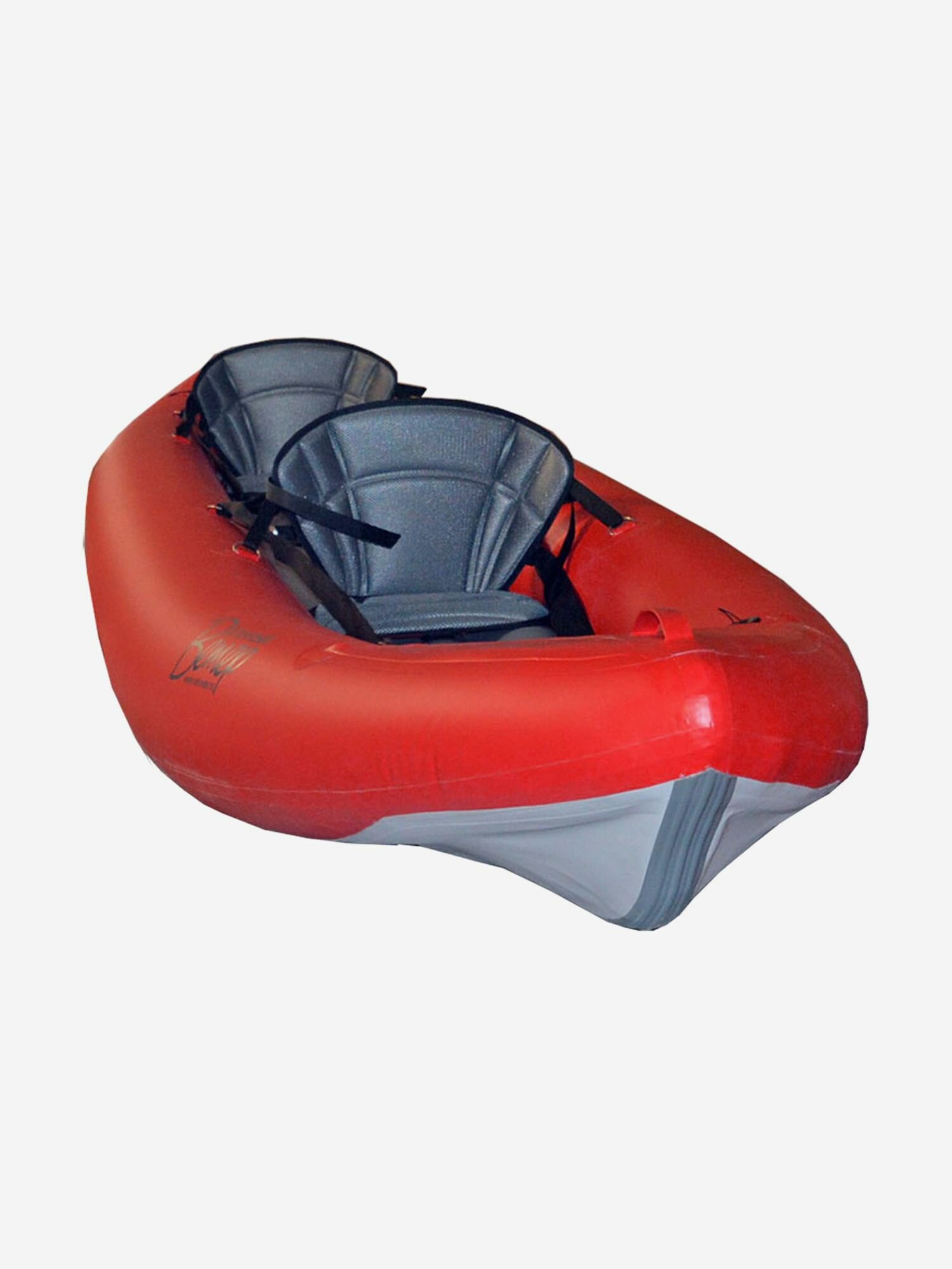 Байдарка "Вольный Ветер Спектр 480", двухместная, с надувным дном, ПВХ, красная