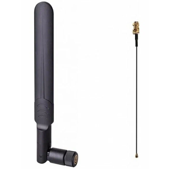 SMA F антенна c удлинителем IPX4 WiFI BT для M.2 NGFF KS-is KS-790D - 0.5м