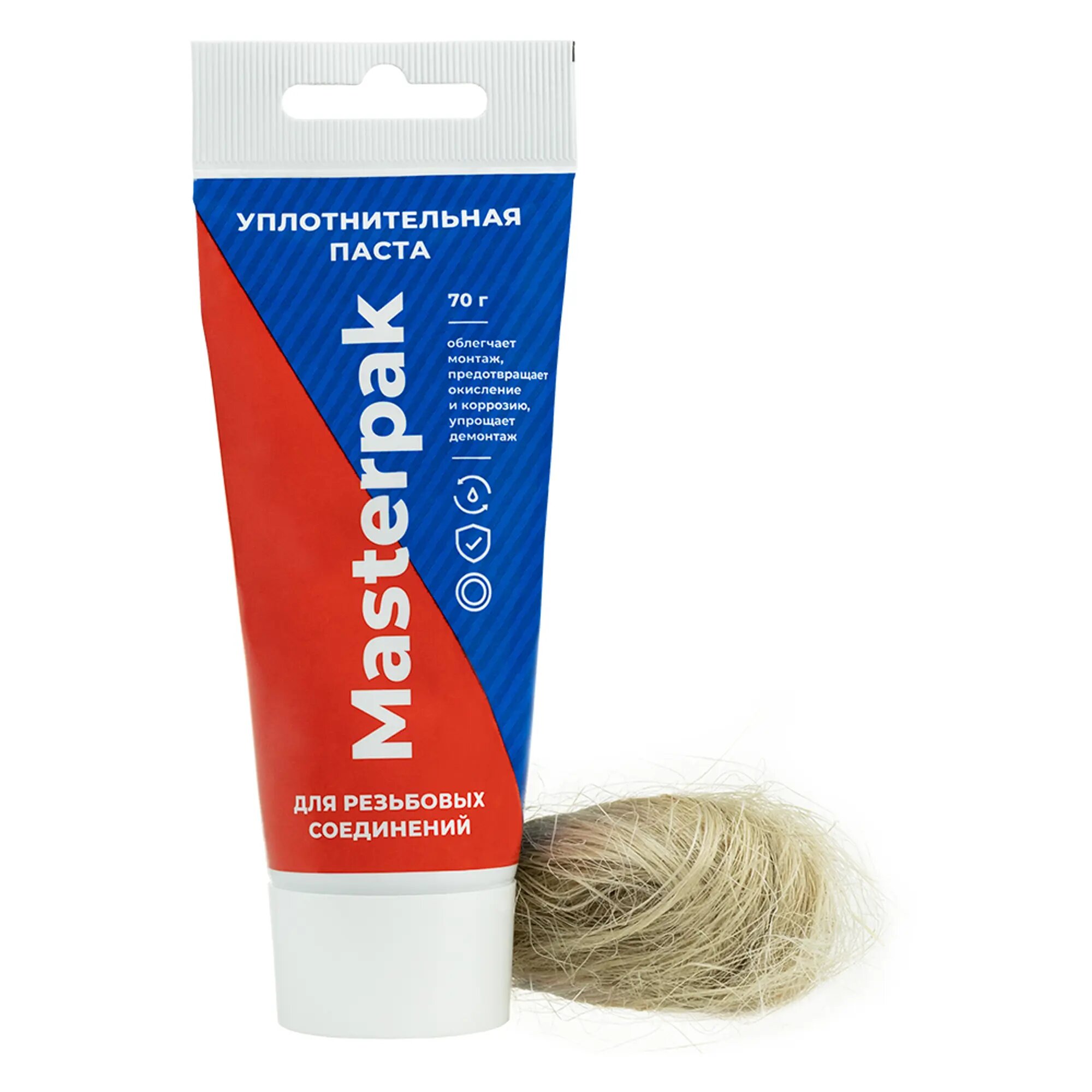Паста уплотнительная для воды 70 г со льном - надёжное уплотнение для сантехники