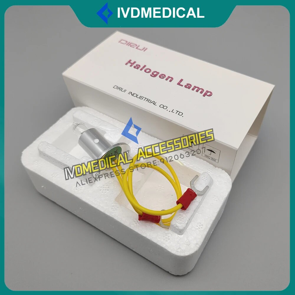 Оригинальная новая галогенная лампа DIRUI CS-T180 CS-T240 CS-T300 CS300B CS400 CS400B CS600 CS800 CS1200 12 В 20 Вт 12 В 20 Вт