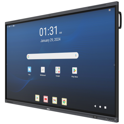 Dahua DHI-LPH75-MC480-U- 75" интерактивная ЖК-панель 4К с камерой 48 Мп, микрофонным массивом и 2x8, 2x18 Вт динамиками, мультитач 16/50 касаний