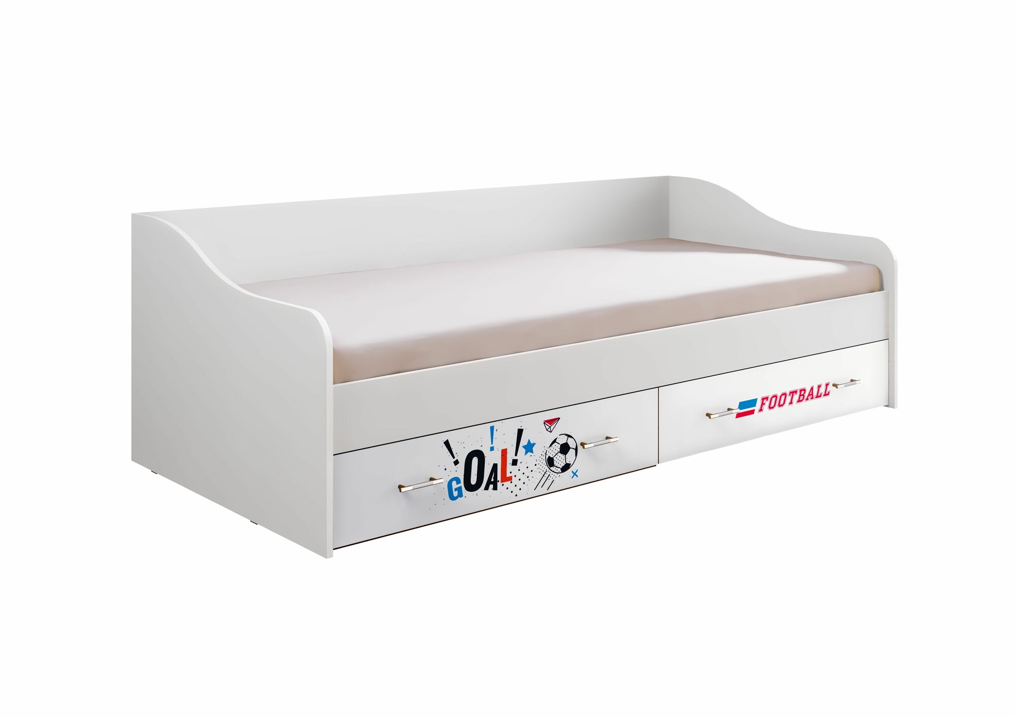 Вега NEW Boy Кровать (Белый) (Миф)