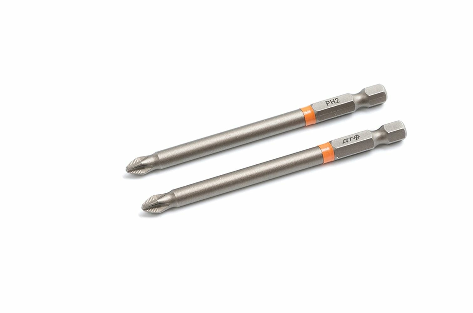 Биты для шуруповёрта 1/4" PH2 х 90 мм 2 шт, Дело Техники, 790252