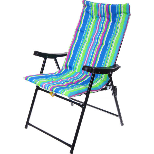 Кресло складное с подлокотниками Релакс R1297-1, 59*60*92 см, ДоброСад