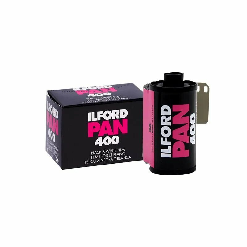 8шт. Фотопленка черно-белая PAN 400 (ISO 400, 36 кадров, 35mm, чб негатив8