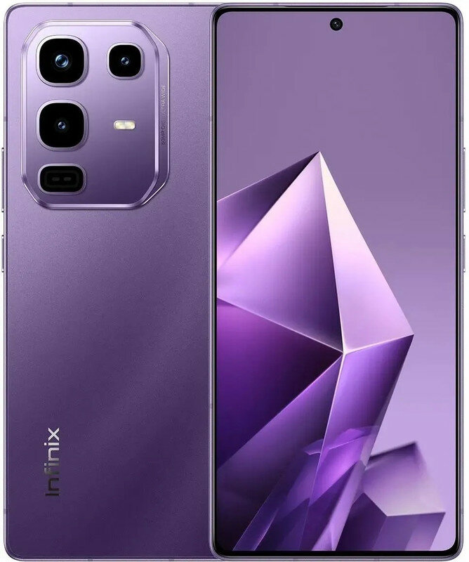 Infinix Note 50pro Media Tek G100 Ultimate 6.78'FHD+AMOLED 2460x1080 5200 мАч 50 МП, purple. Ростест