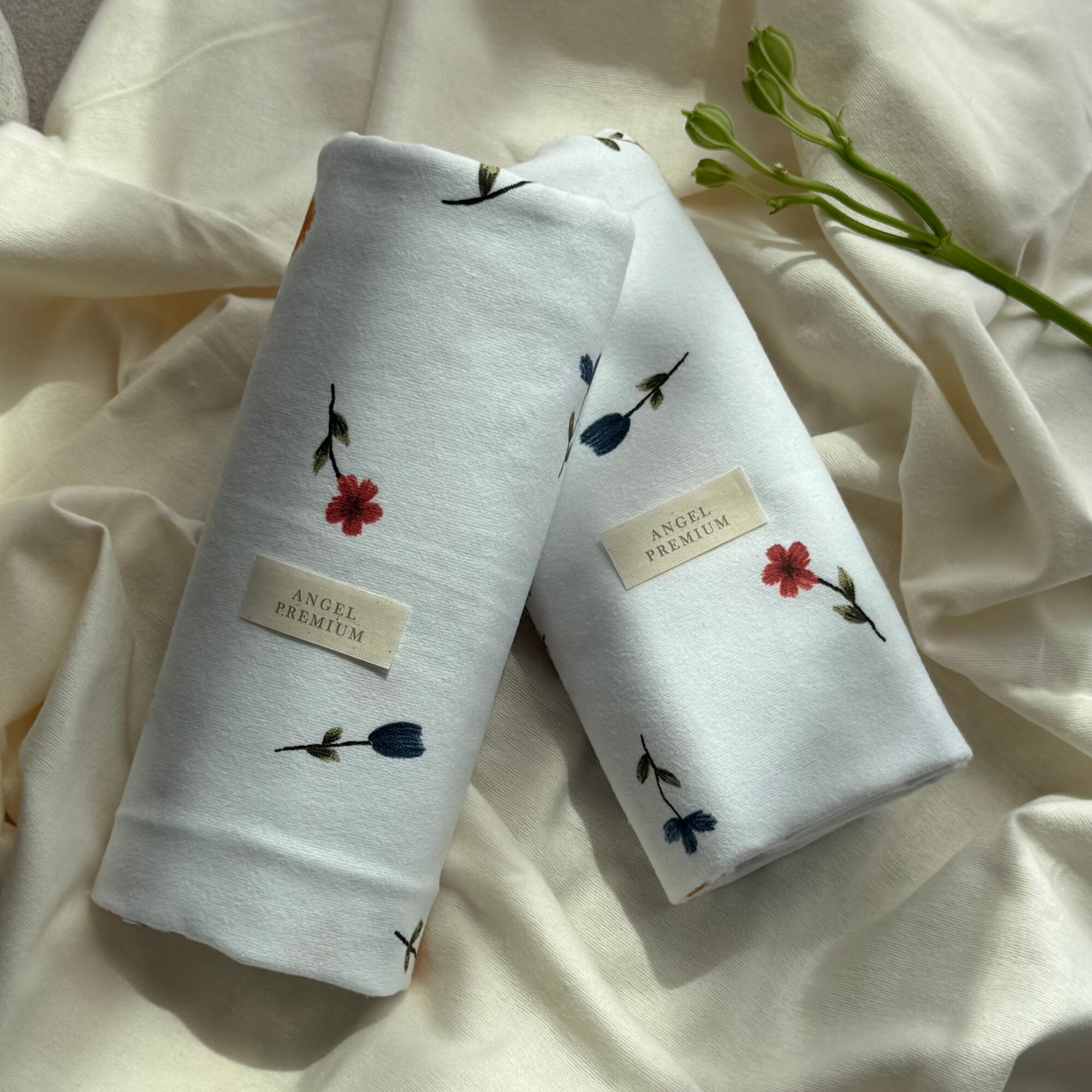 Набор больших фланелевых пеленок ANGEL PREMIUM