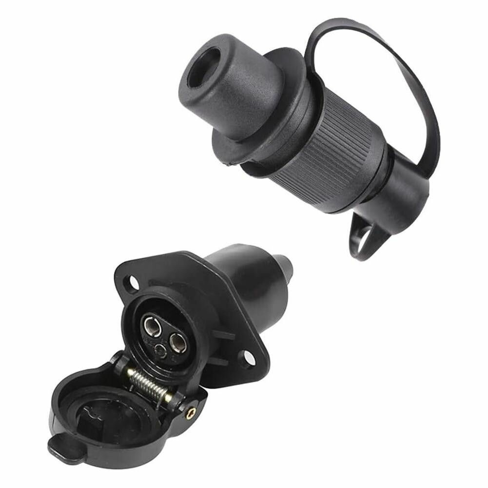 Европейский стандарт сельскохозяйственного автомобиля плоский прицеп с 3-контактной розеткой питания для трактора, механическая модификация 3-жильного разъема (розетка + вилка)