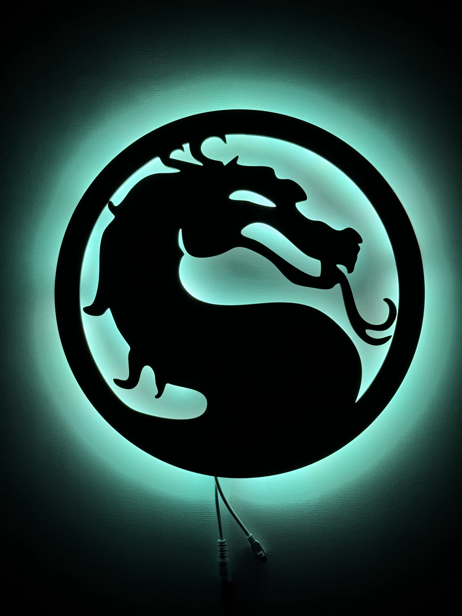 Настенный светильник Mortal Kombat/ Мортал Комбат с RGB подсветкой