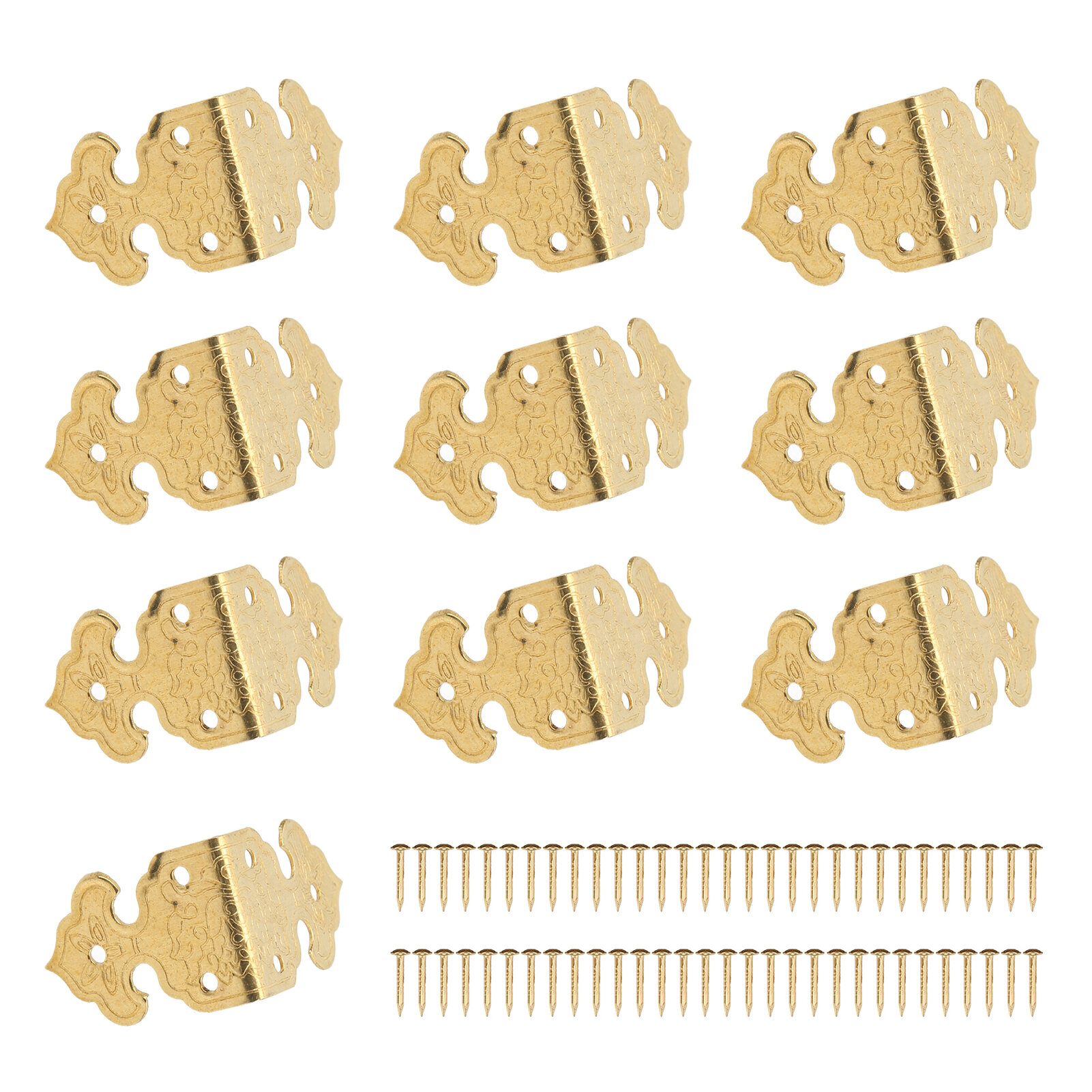 10 шт. Металлический угловой защитник в стиле ретро прочная латунная высокая твердость широко используется угловые охранники для мебели для корпуса