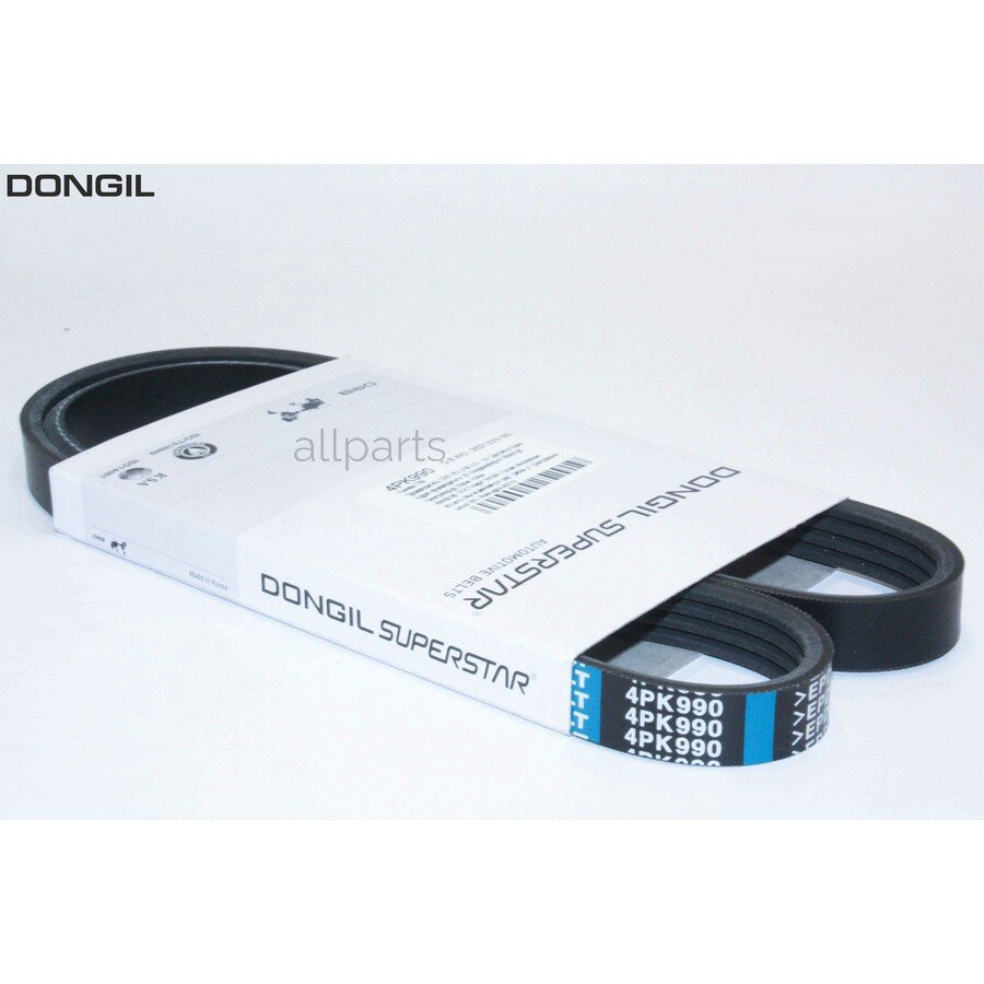 DONGIL 4PK990 Ремень приводной Mazda Capella 87-97 / Familia 85-94 4G63;4G67; G63B