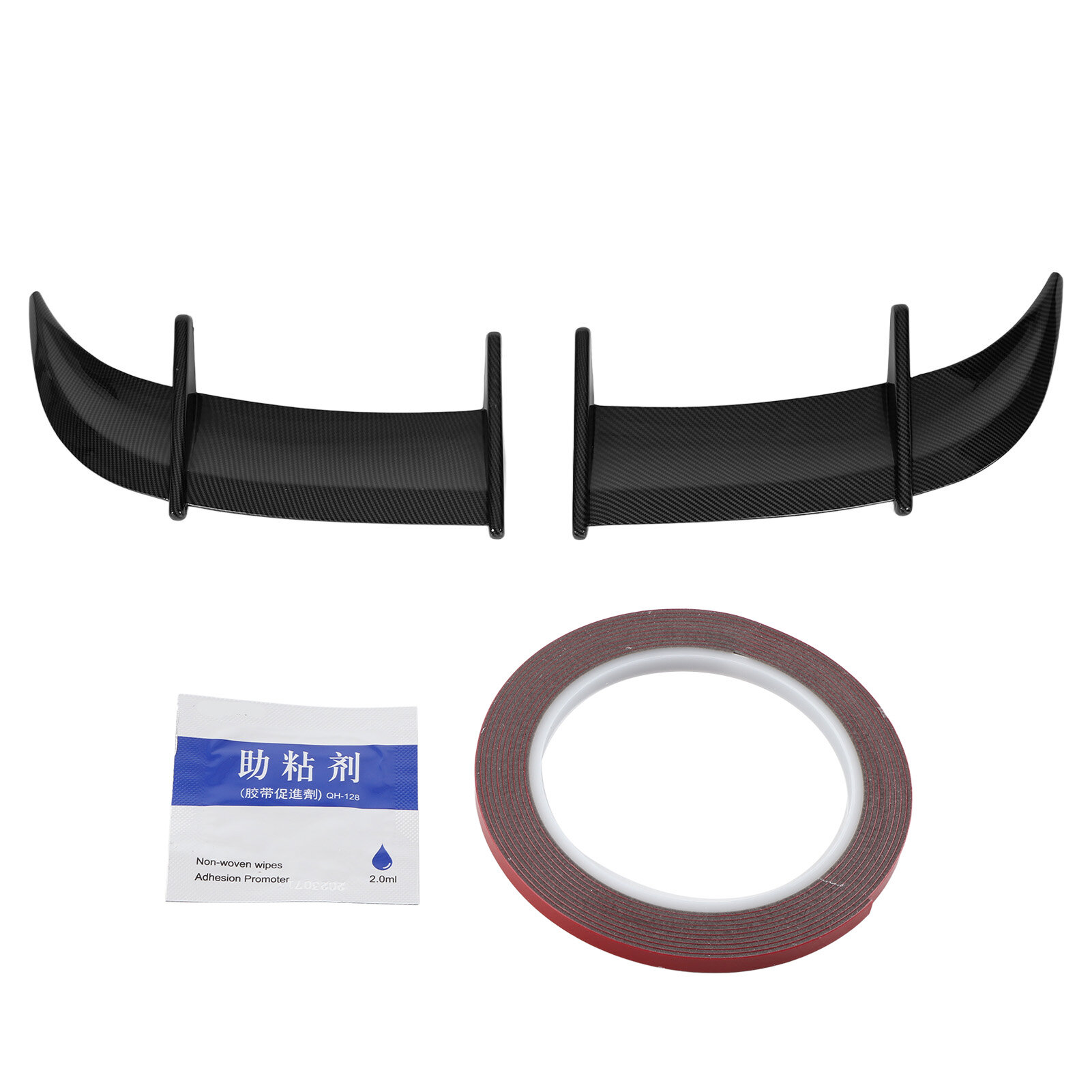 2 шт. Задний спойлер на багажник автомобиля в стиле AK, снижающий давление воздуха, подходит для моделей MK6, изготовлен из углеродного волокна.