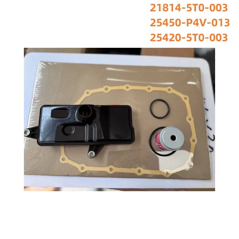 21814-5T0-000 25420-5T0-003 25450-P4V-013 для HONDA CIVIC CVT FIT JAZZ VEZEL HRV GK5 Фильтр автоматической коробки передач Gakset 1Set Filter Gasket