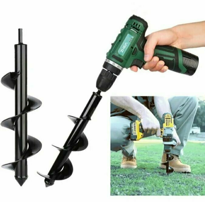 Сверло шнек/бур для садовых работ