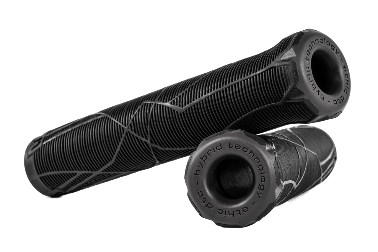 Грипсы для трюкового самоката Ethic "Slim Grips", с барендами - Black