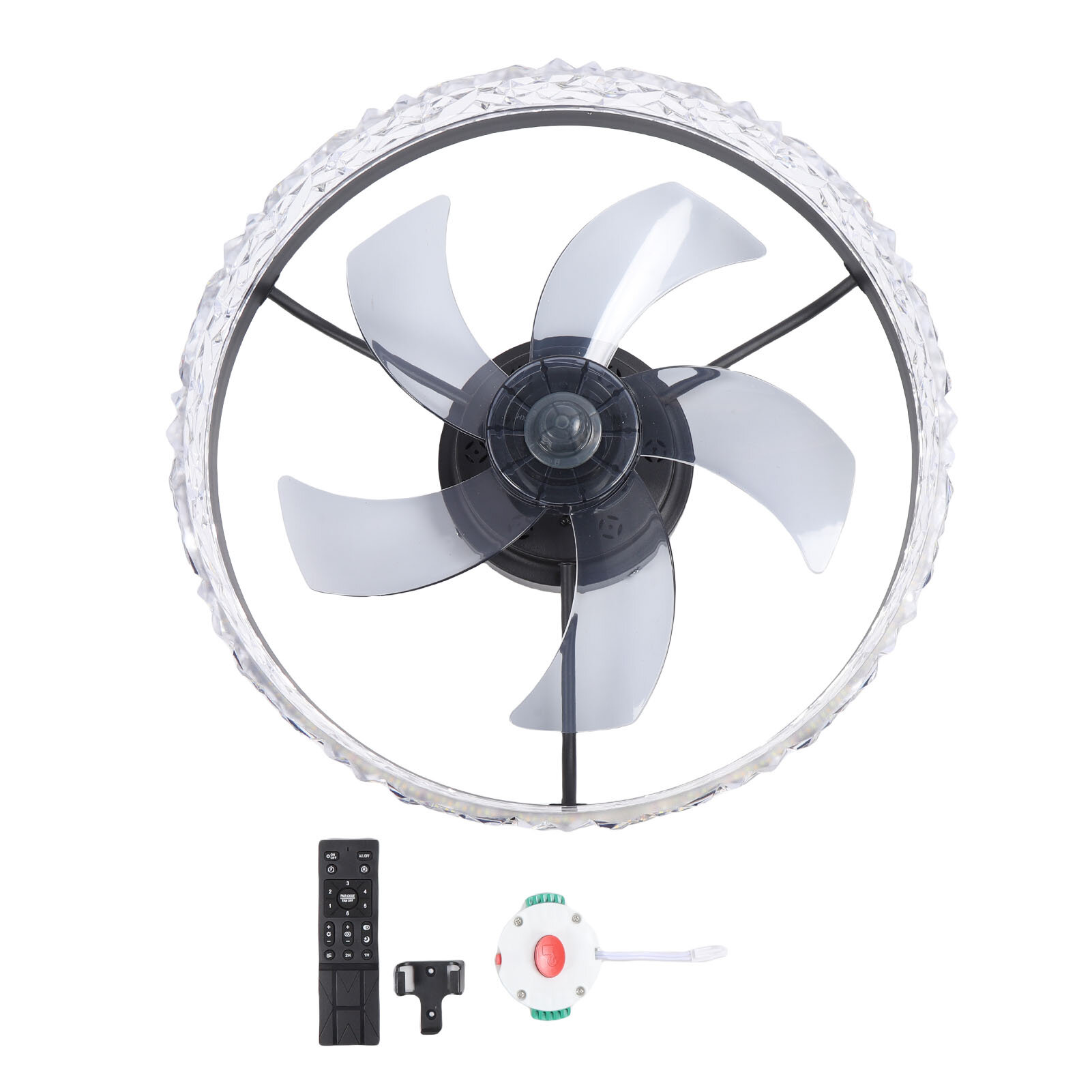 19,6 -дюймовые потолочные вентиляторы с огнями и дистанционным потолочным вентилятором с пультом.