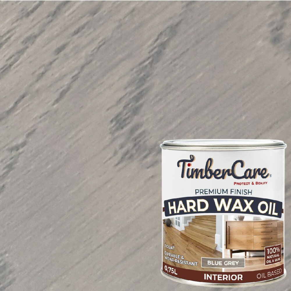 Масло защитное TimberCare Hard Wax Color Oil с твердым воском 350063 Серый холодный 0,75л