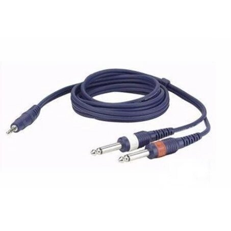 Кабель аудио 1xMini Jack - 2xJack DAP Audio Stereo Mini Jack/2x Jack 3.0m