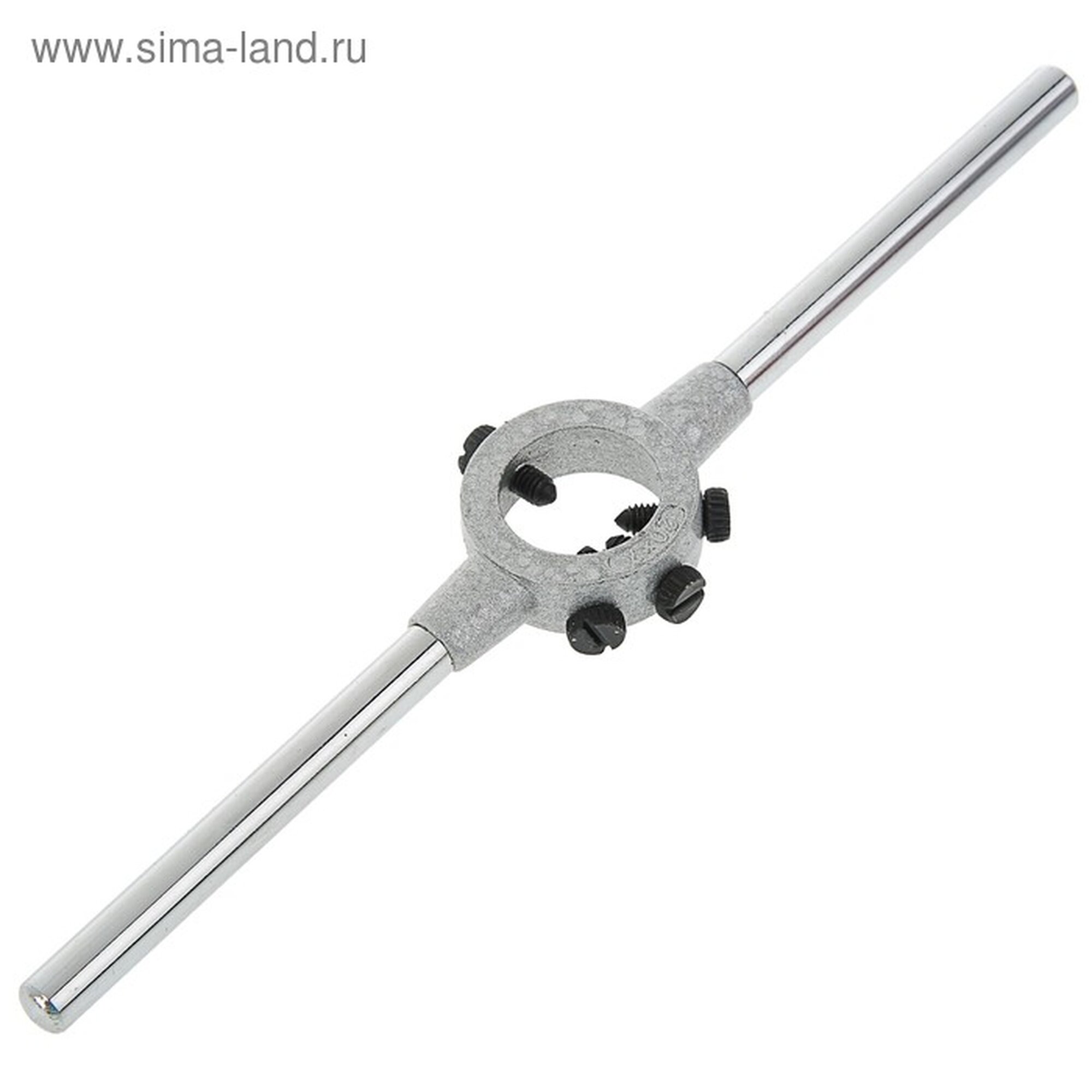 Плашкодержатель Тундра, метрический, металл, ручной, 20 мм, М3-М6