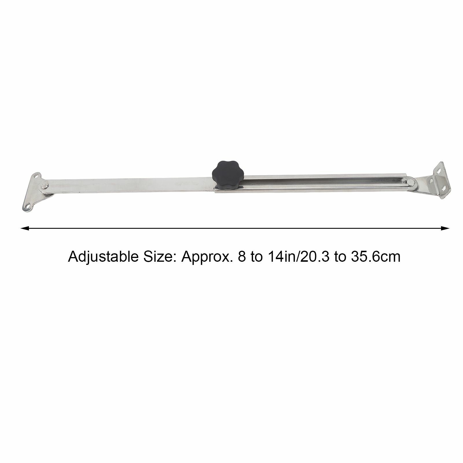 Регулятор упора крышки морского люка, нержавеющая сталь 316, регулируемый регулятор опоры крышки люка от 8 до 14 дюймов